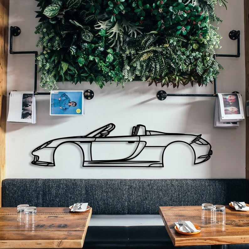 Timeless Porsche Wood Wall Decor