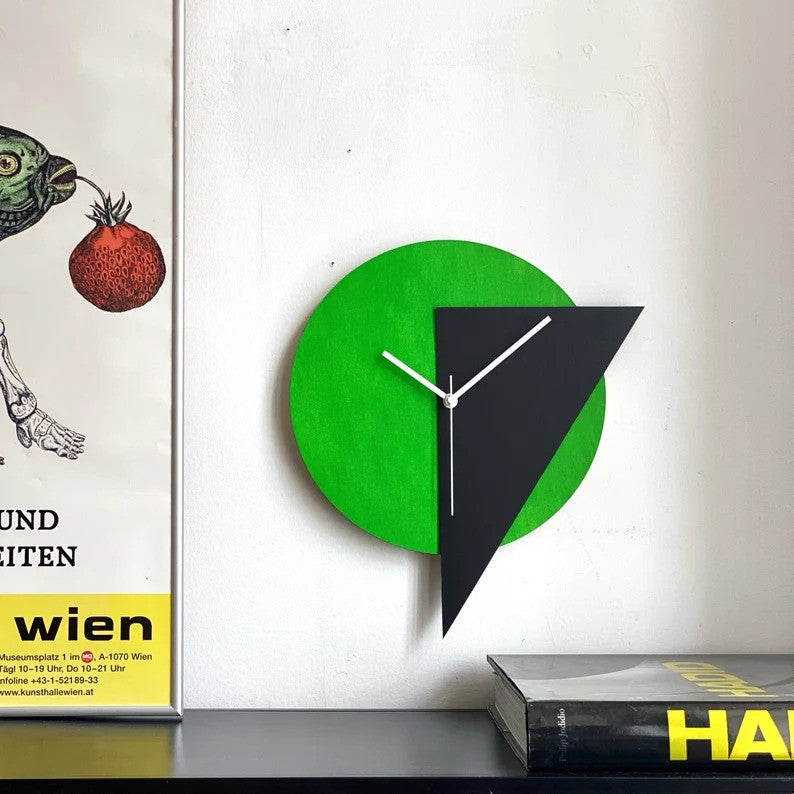 Green Glow Wall Clock