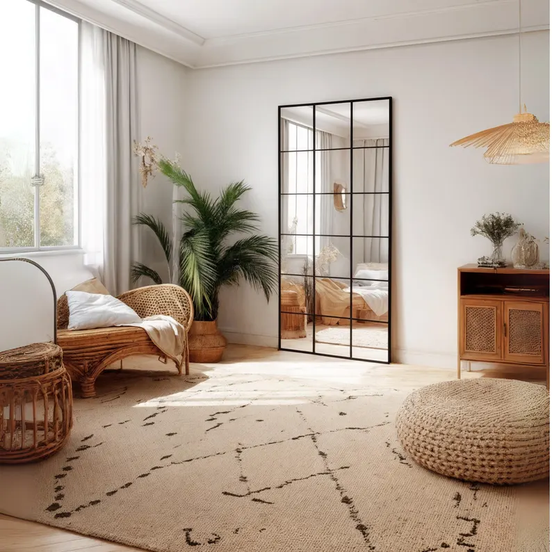 Heritage Window Mirror Wall Decor